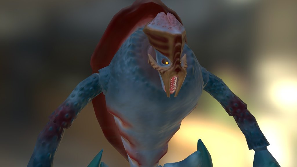 Crustacean Monster 'Vokrouh' - 3D model by fantasticricecrackers ...