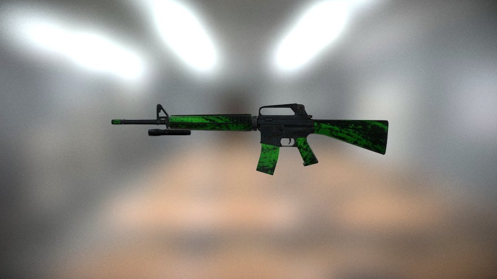 M16 Green Scratches - Download Free 3D model by jance (@j4ceee ...