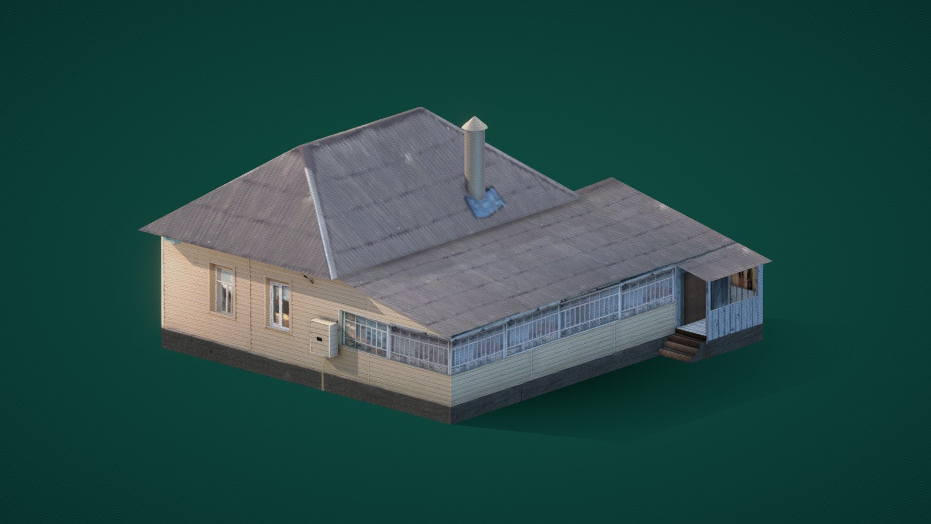 Bulding (low-polygon) - Download Free 3D model by asleshka [79abcff ...