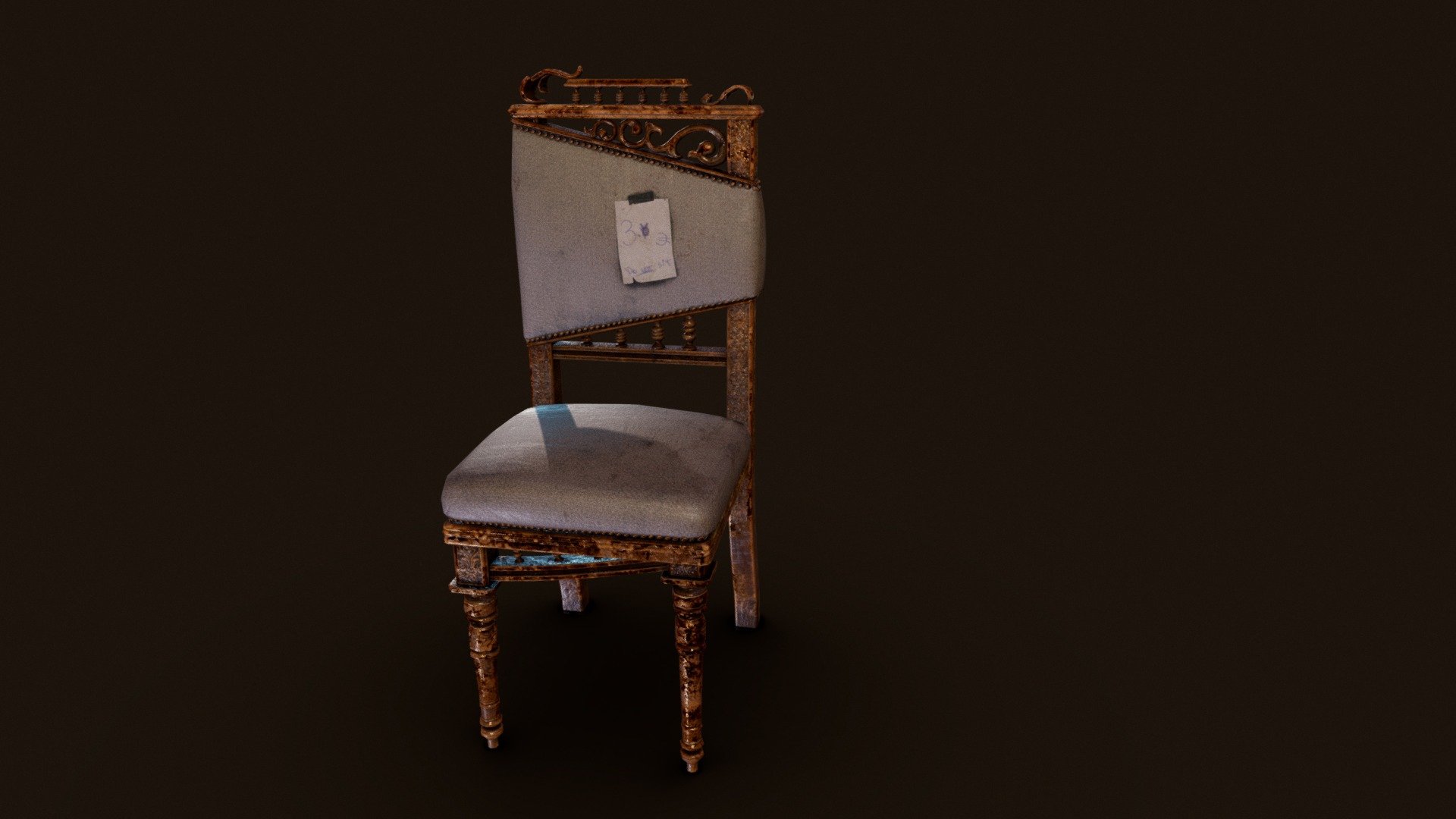 Fancy Old Chair - Buy Royalty Free 3D model by Andre V Gomes (@Andre ...