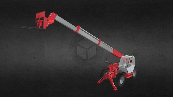 Telehandler 3D models - Sketchfab