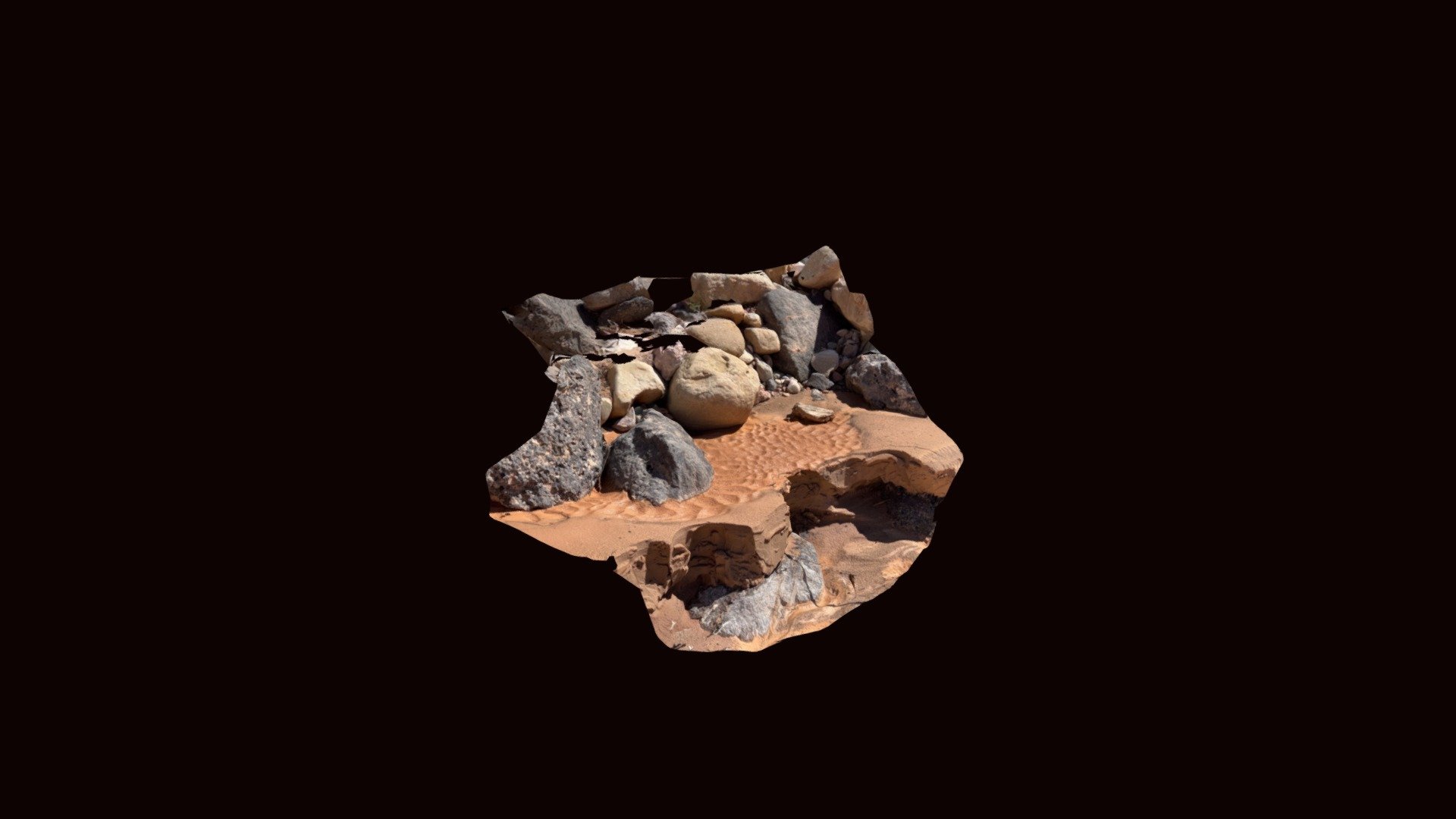 Coal Creek cut bank rip-rap ripples - Download Free 3D model by ...