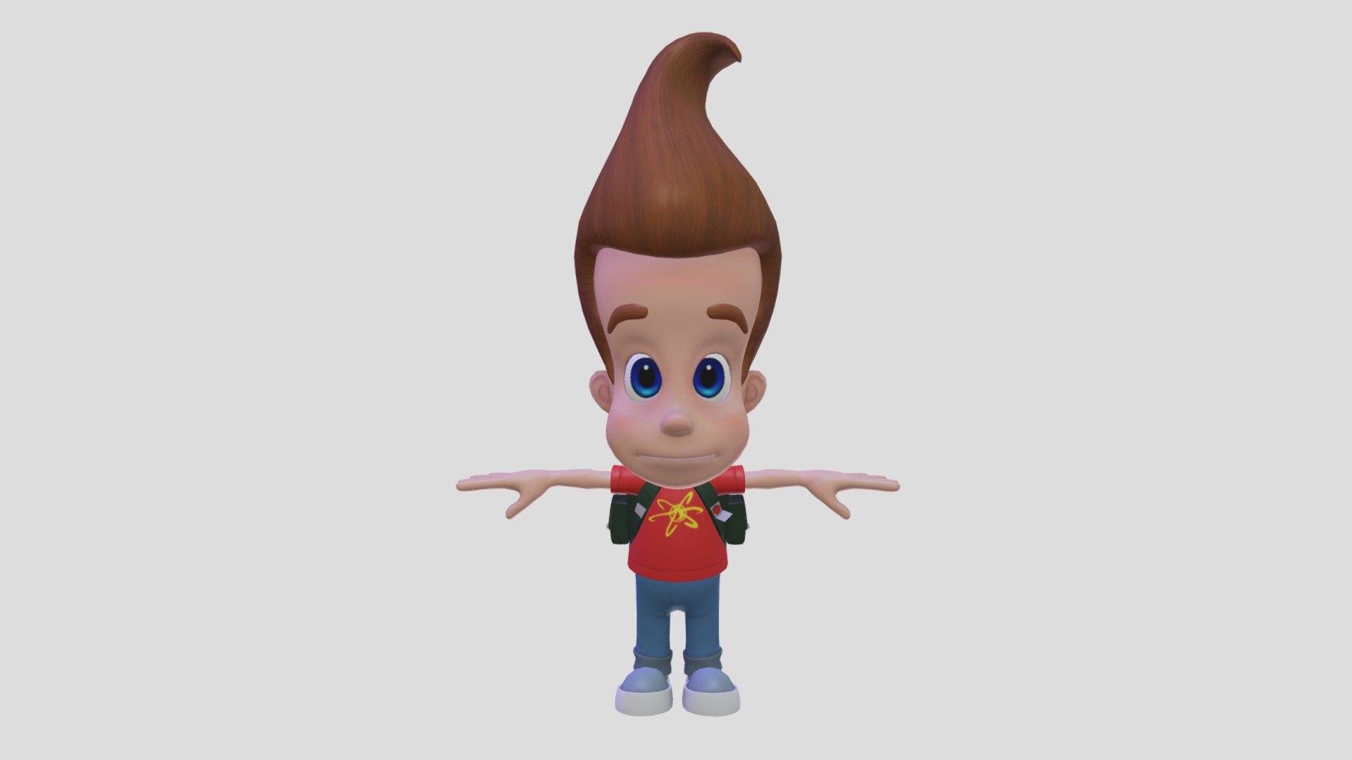 Nickelodeon All-Star Brawl - Jimmy Neutron - Download Free 3D model by ...