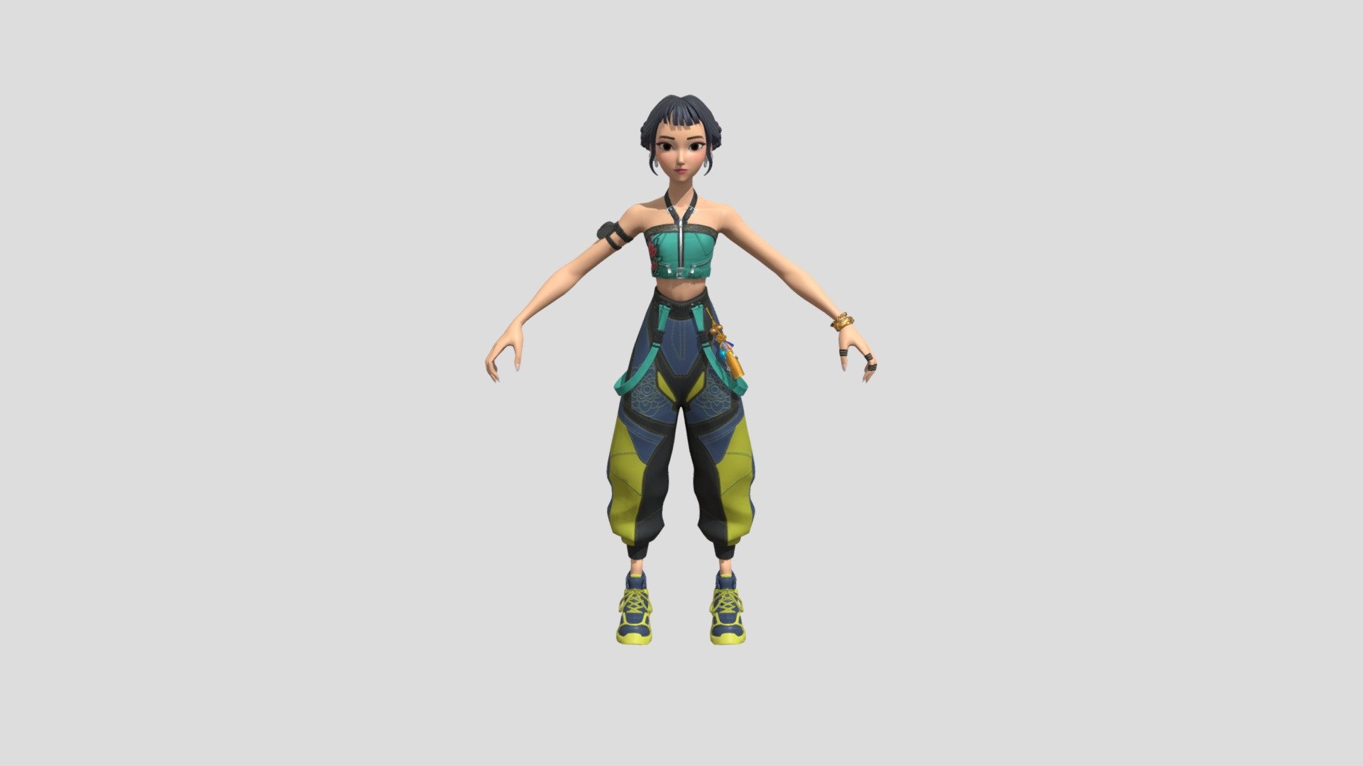 Zoey kpop demon hunters - Download Free 3D model by Mendieta2.0 ...