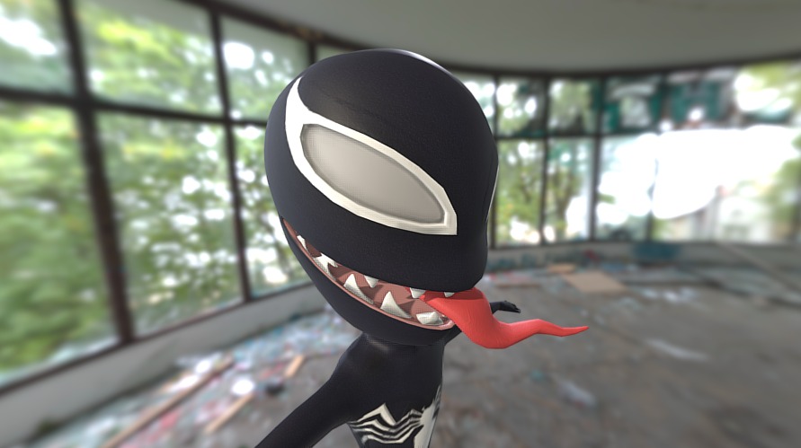 Venom chibi - 3D model by YeisonML (@yeison1209) [79b128a] - Sketchfab