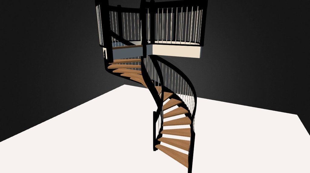 Zavite stopnice - 3D model by RASTER (@raster.si) [79b2857] - Sketchfab