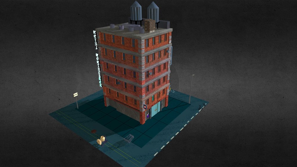 Cyberpunk Buildings - A 3D model collection by thetechnounion - Sketchfab