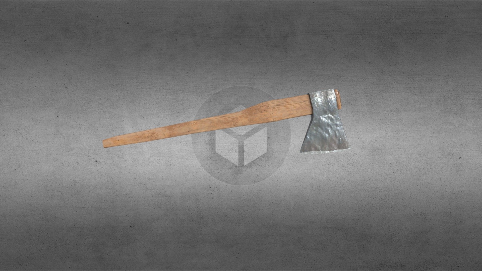 Game Ready Iron Axe - Download Free 3D model by Takugava3DS ...