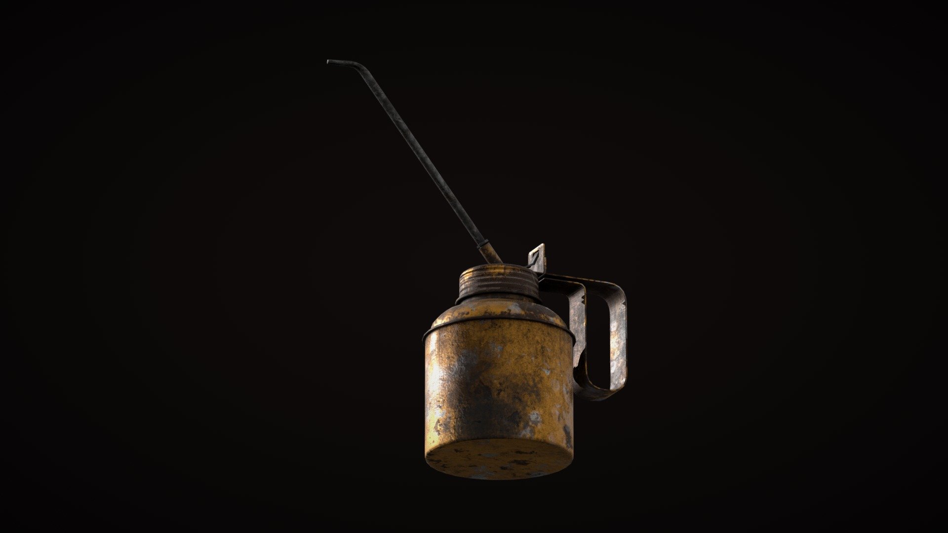 Rusty oil can - 3D model by 888Basya888 [79b4541] - Sketchfab