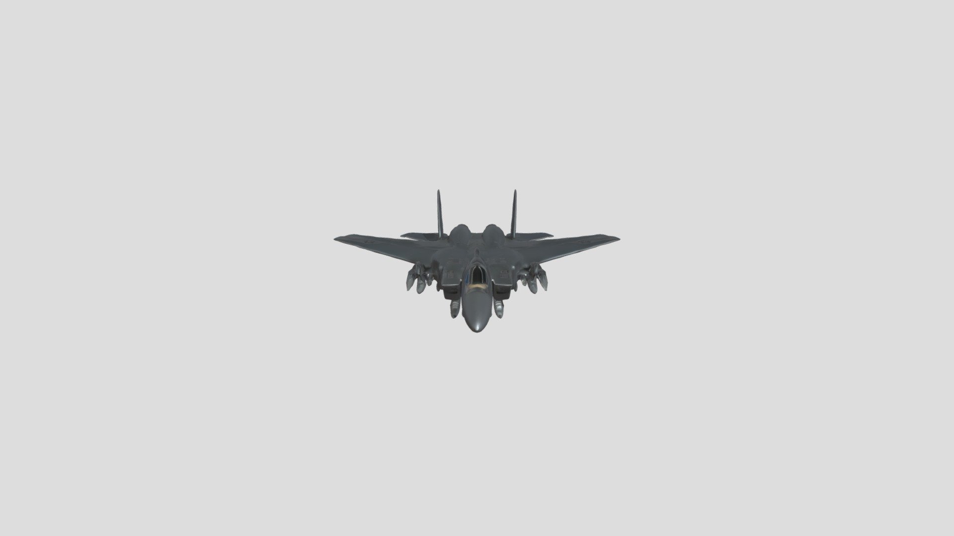 Military fighter jet - 3D model by Alex. Z (@alexzavrazhnov) [79b5b36 ...