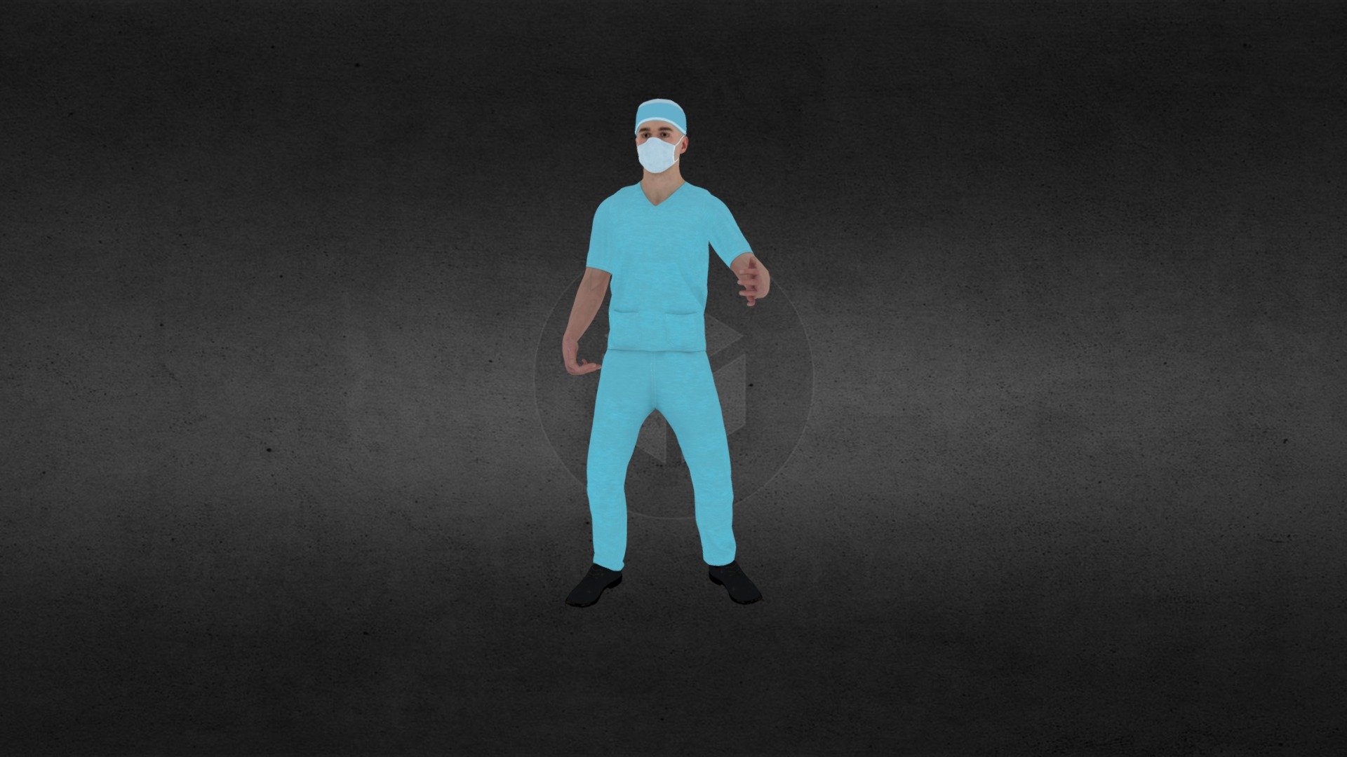 Operador sosteniendo - 3D model by plutonico [79b80d1] - Sketchfab