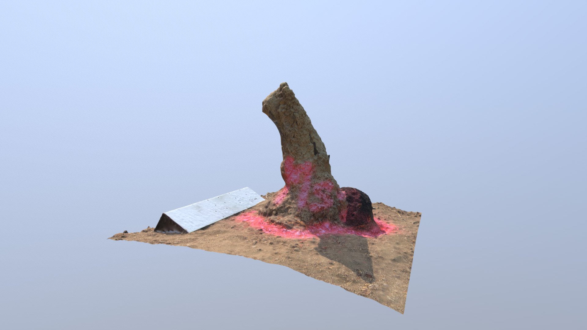 Termite mound Ms2-2017 - 3D model by pnauer [79b86f1] - Sketchfab