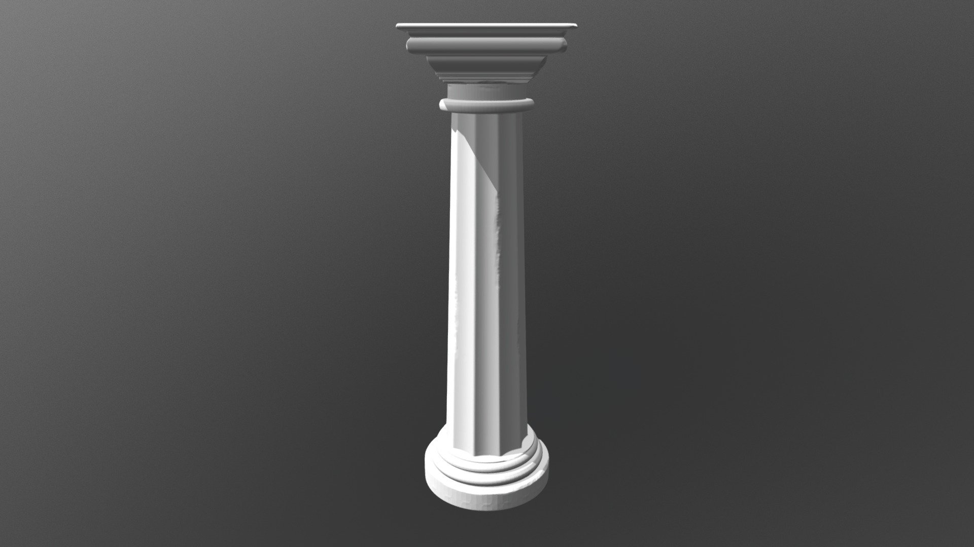 Greek Column (UNTEXTURED) - Download Free 3D model by Louis (@LinkBA ...
