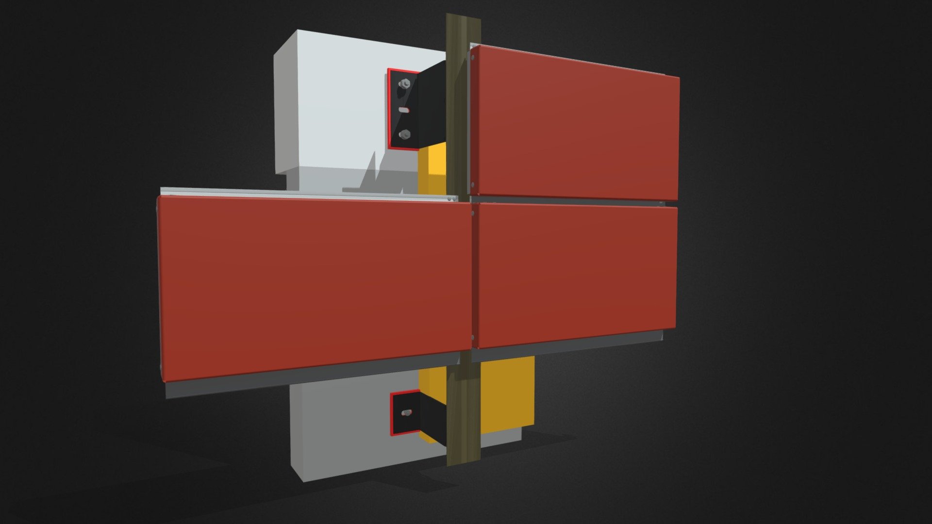 ACP10 Façade Cladding System - 3D model by noyanv [79b9e07] - Sketchfab