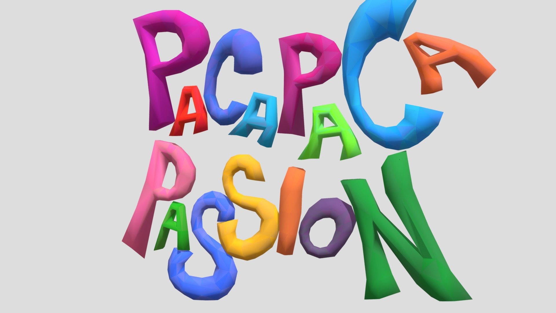 PlayStation - Paca Paca Passion - Logo - 3D model by ...
