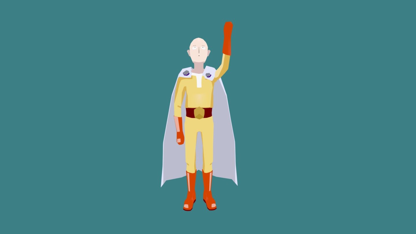 One Punch Man - 3D model by vertexcat [79ba71d] - Sketchfab