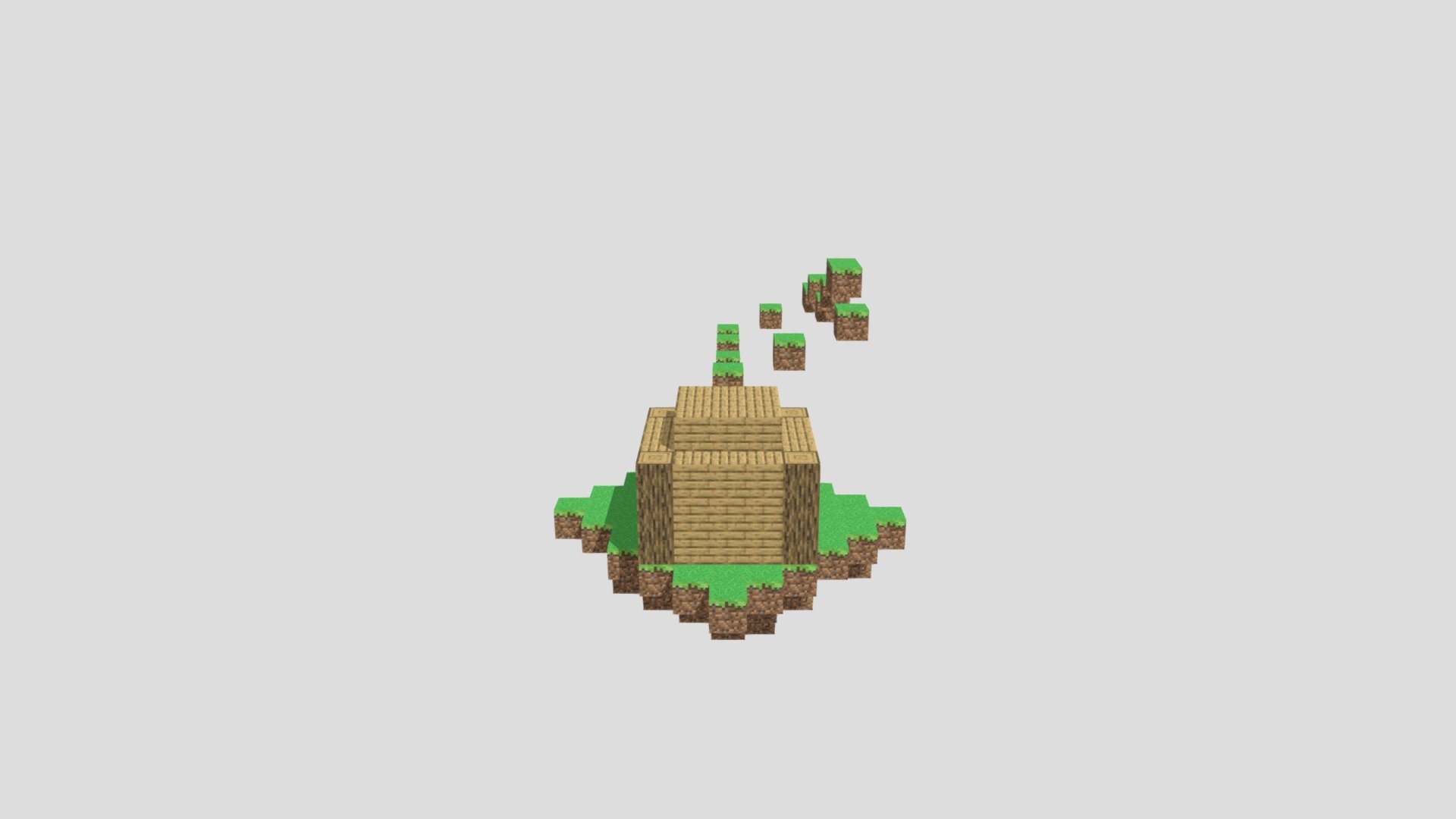 A little minecraft hub - Download Free 3D model by dsdasd ...