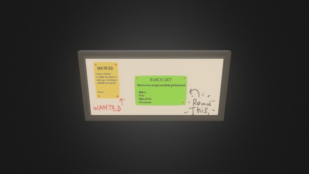 Board - 3D model by cichiomaru [79bc411] - Sketchfab