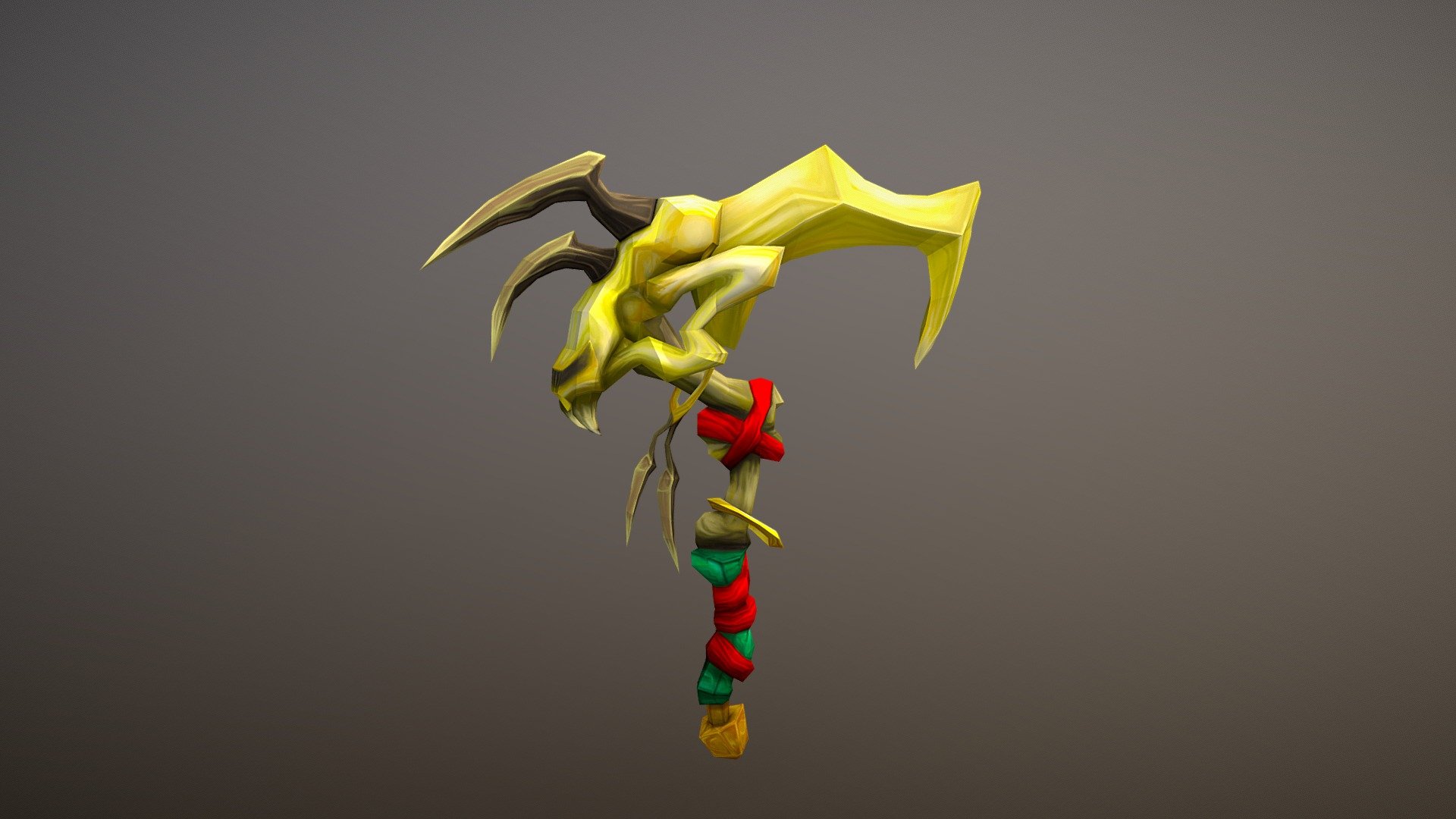 World of Warcraft Inspired Scythe - 3D model by Eva_Rubl [79bd7cc ...