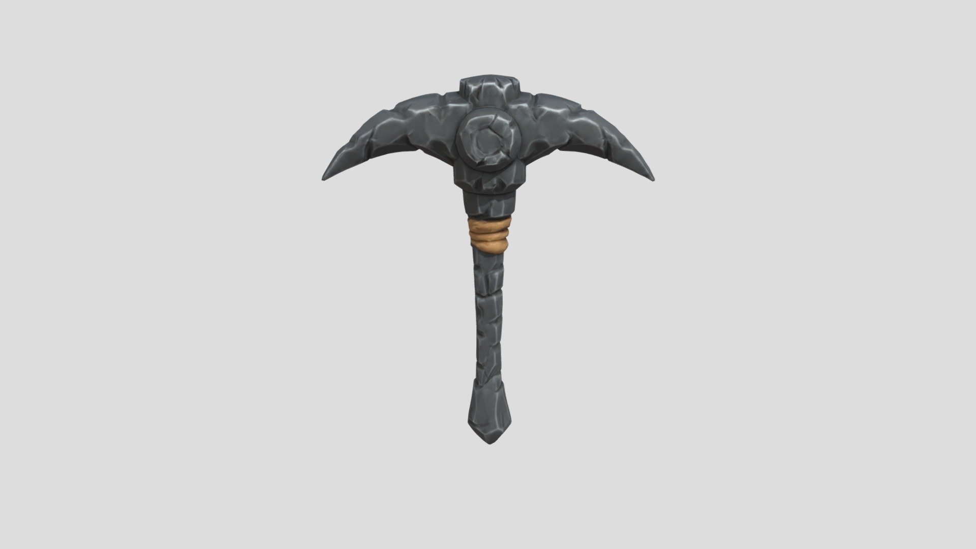 Stone Pickaxe - 3D model by snomutilation [79bdf44] - Sketchfab