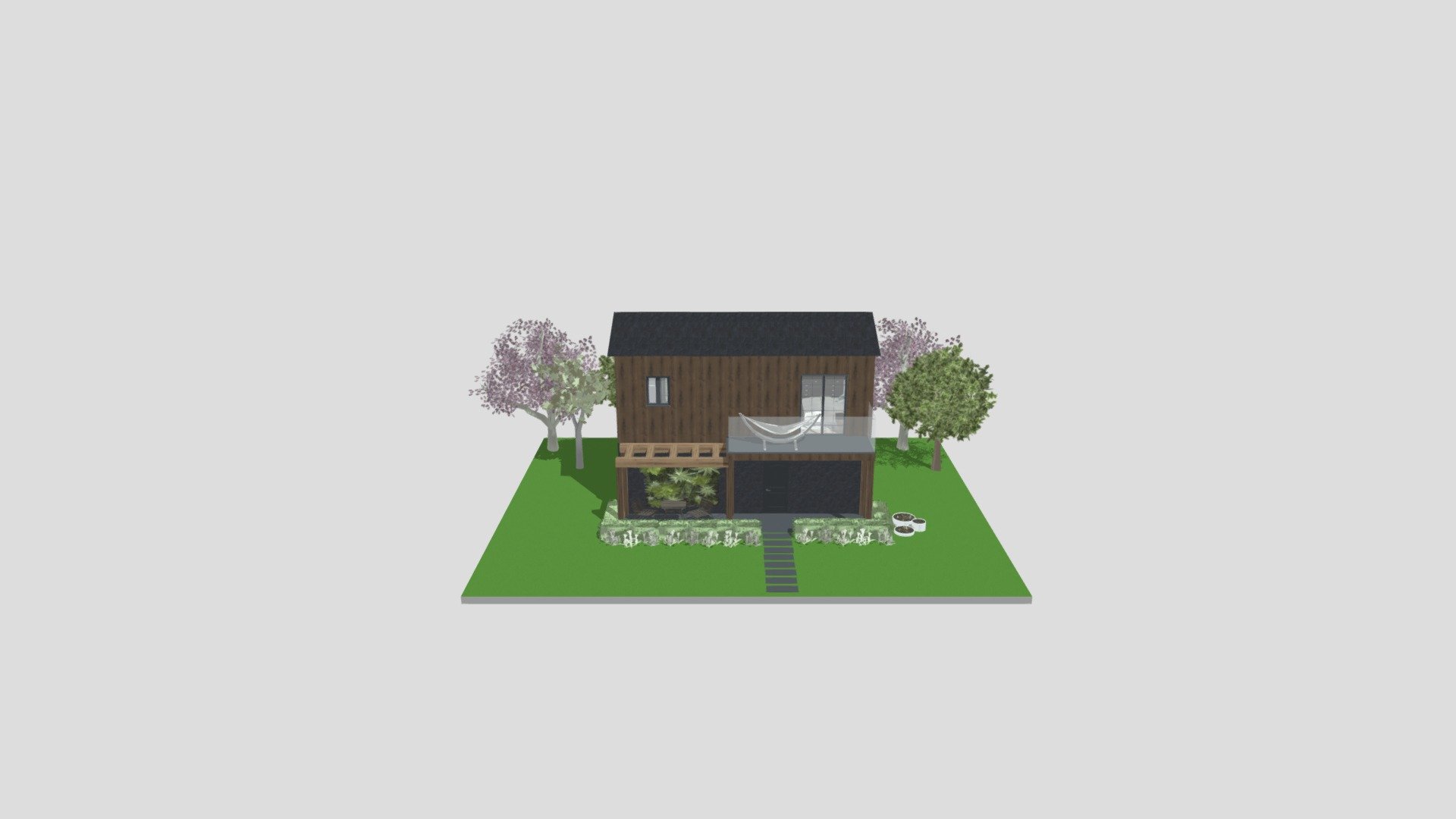Tiny house - Download Free 3D model by Home Design 3D (@homedesign3d ...