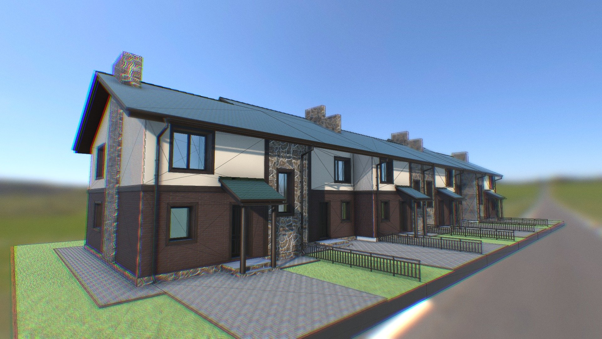 3D Townhouse - Buy Royalty Free 3D model by VRA (@architect47) [79be534 ...