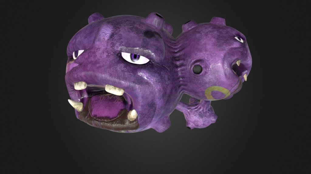 Weezing - 3D model by yggdrassal [79bea4f] - Sketchfab