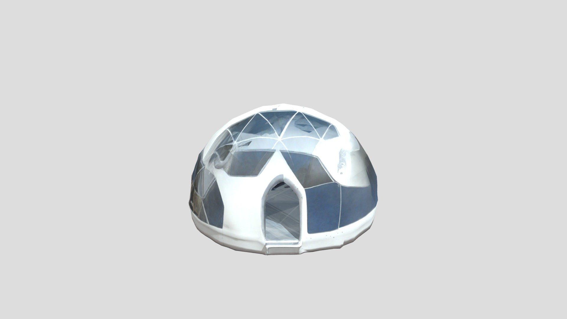 Geodesic_ Dome_ Shelter_0218180004_texture_obj - Download Free 3D model ...