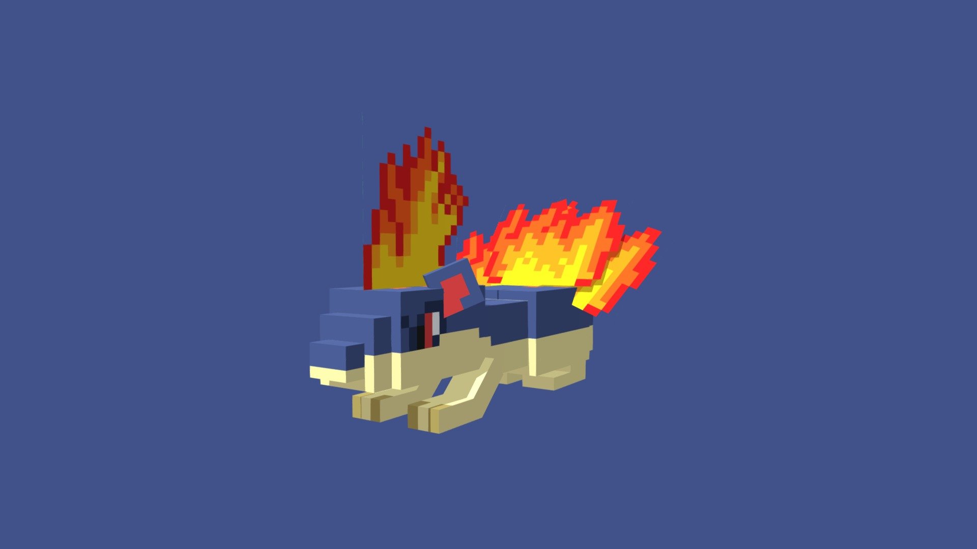 Quilava - 3D model by marioplumer71 [79c2667] - Sketchfab