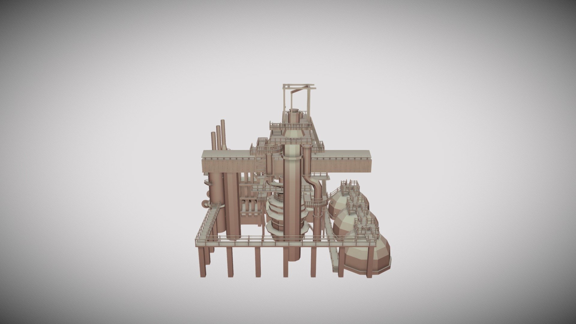 Factory 3d - 3D model by alisqi [79c34aa] - Sketchfab