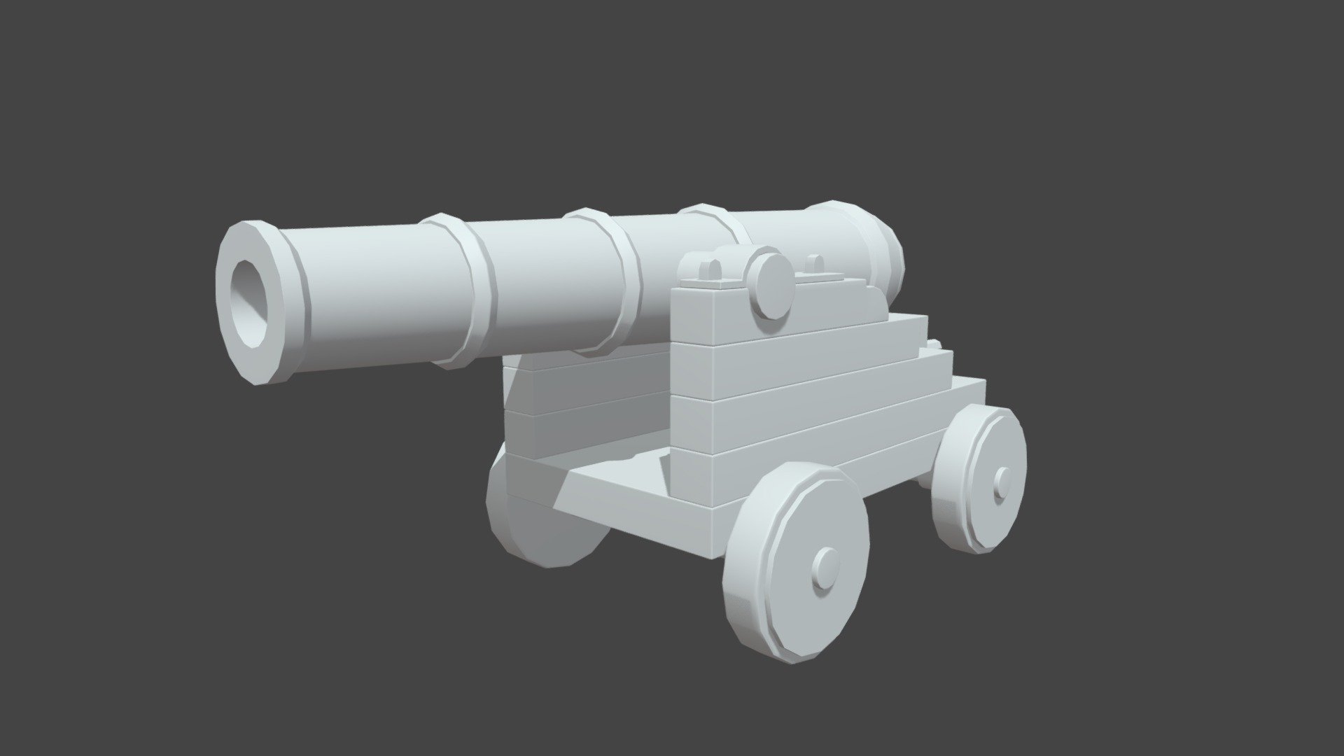 Class Assignment - Cannon High Poly - Download Free 3D model by red3183 ...