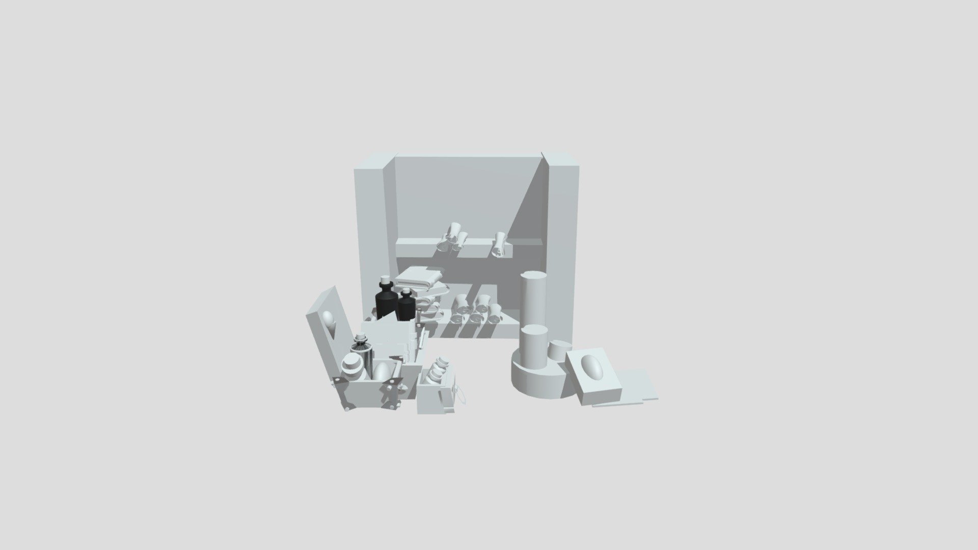 Corner Pieces And Hinges-2.1 - 3D model by lclarke2 [79c8d39] - Sketchfab