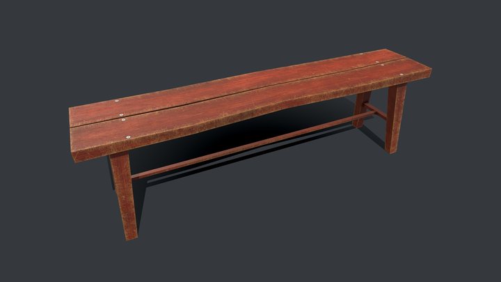 Bench 3D models - Sketchfab