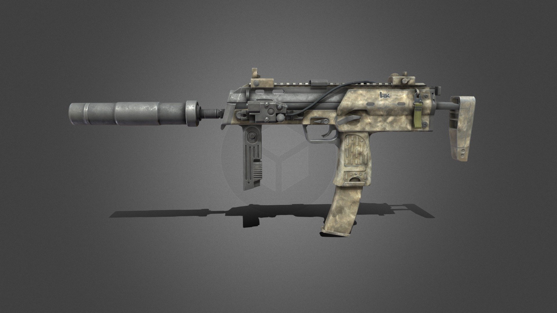 MP7_D5 - 3D model by 21XXI [79cac66] - Sketchfab