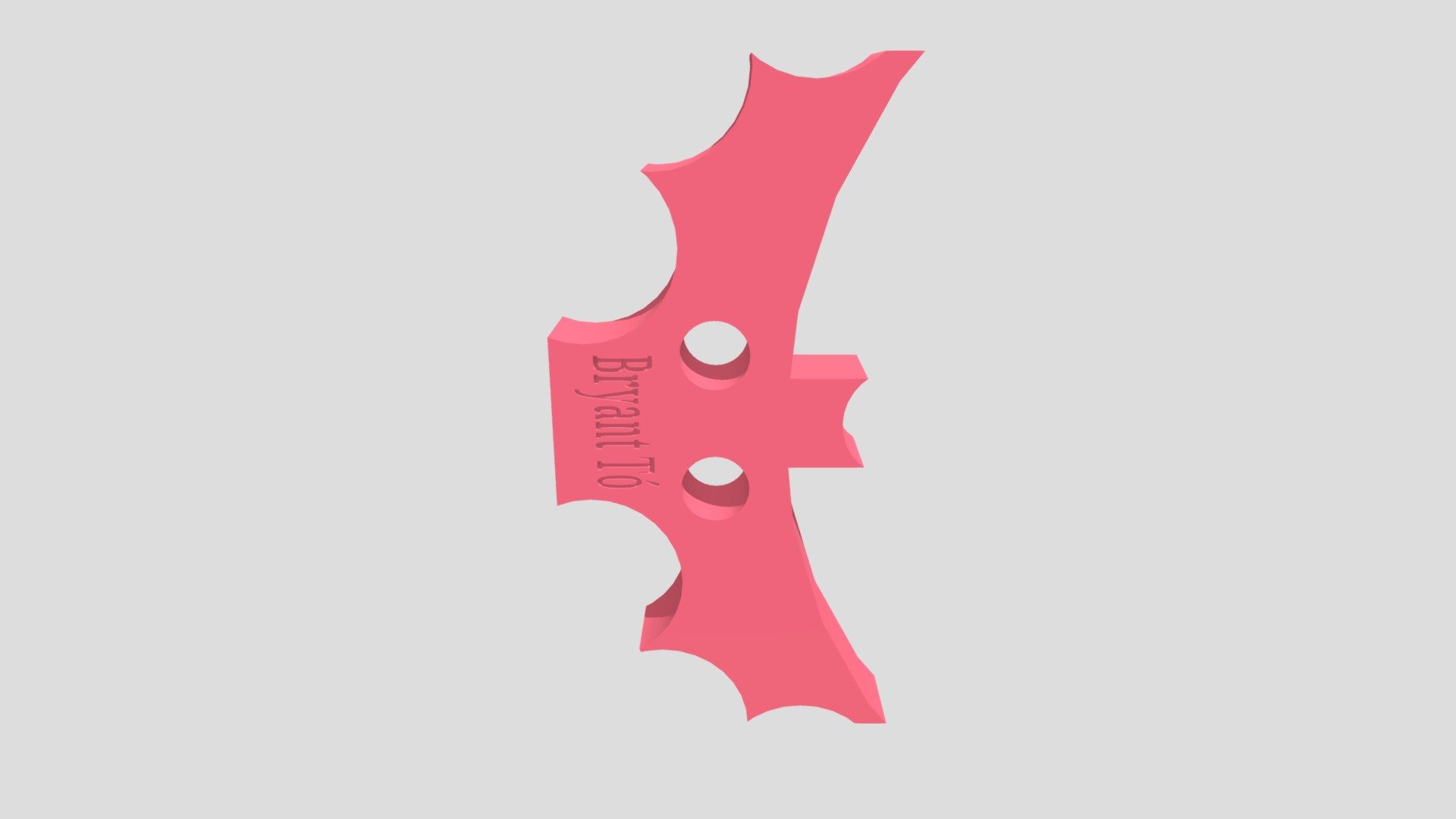 Bat Button! - 3D model by bryantto2017ig [79cb14a] - Sketchfab