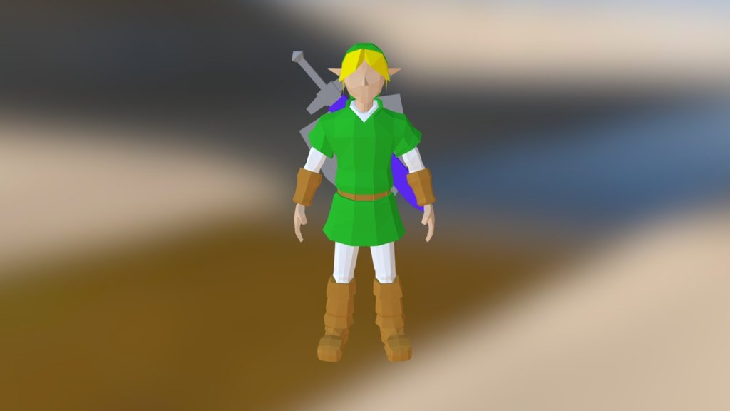 Low Poly Link - 3D model by cocosabio [79cb3a9] - Sketchfab
