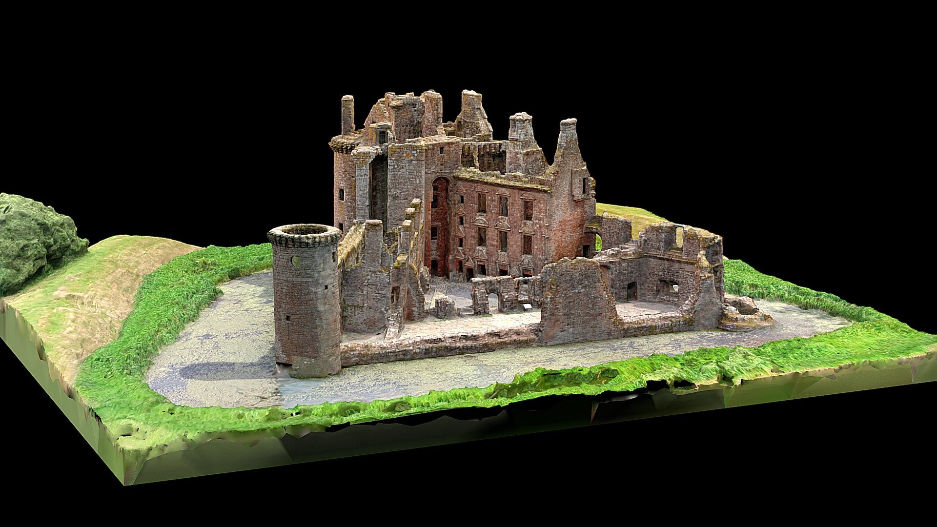 Caerlaverock Castle - Buy Royalty Free 3D model by LZCreation (@jmch ...