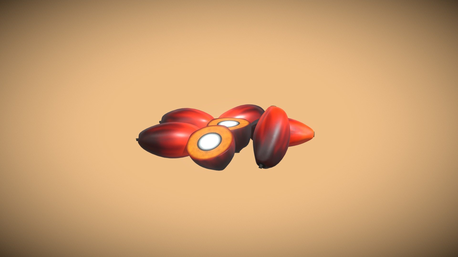 Oil palm fruits - Buy Royalty Free 3D model by Blenduffo [79d180f ...