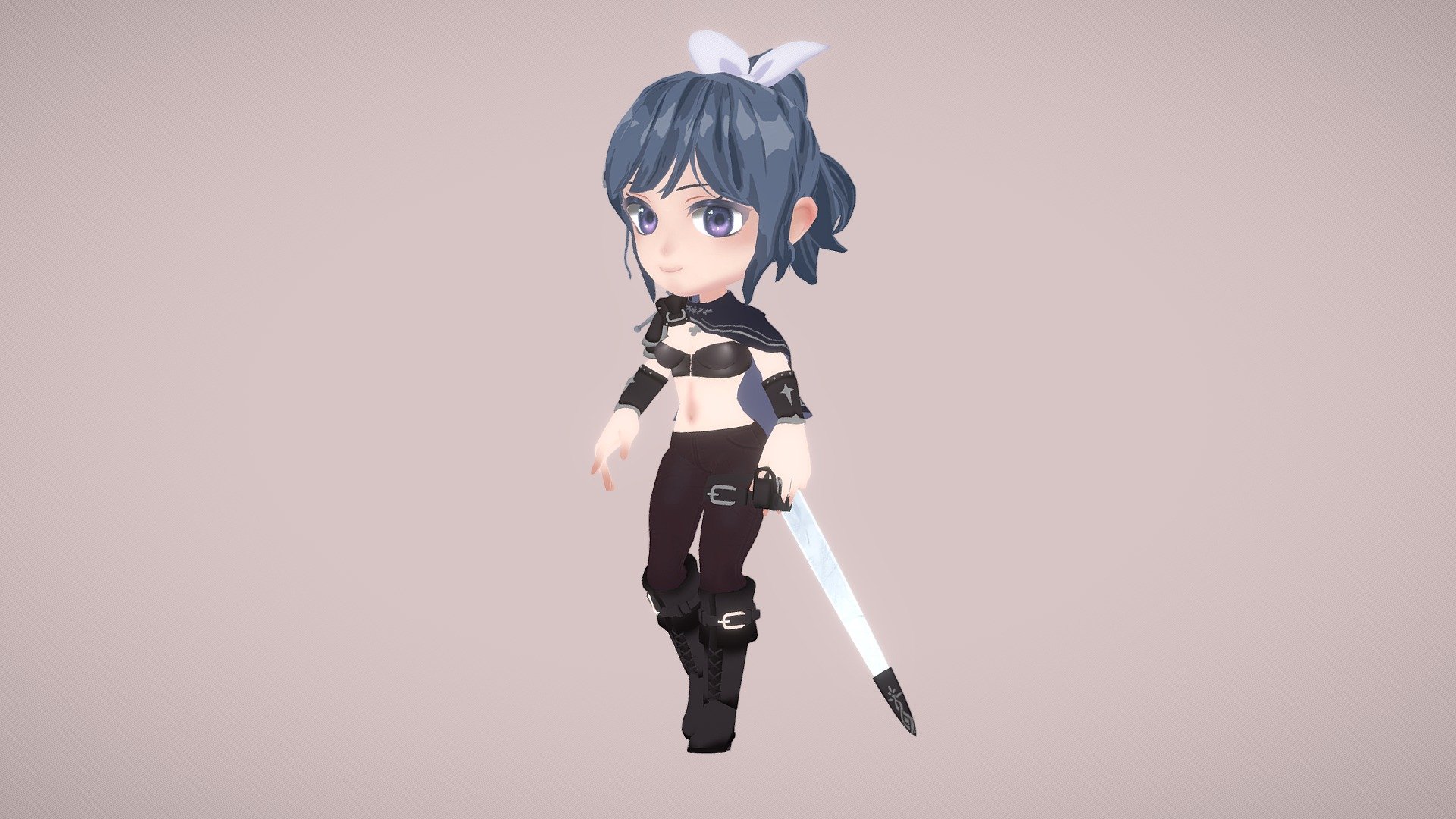 Hunter Chan! (2P color) - 3D model by frogsmith [79d26a0] - Sketchfab
