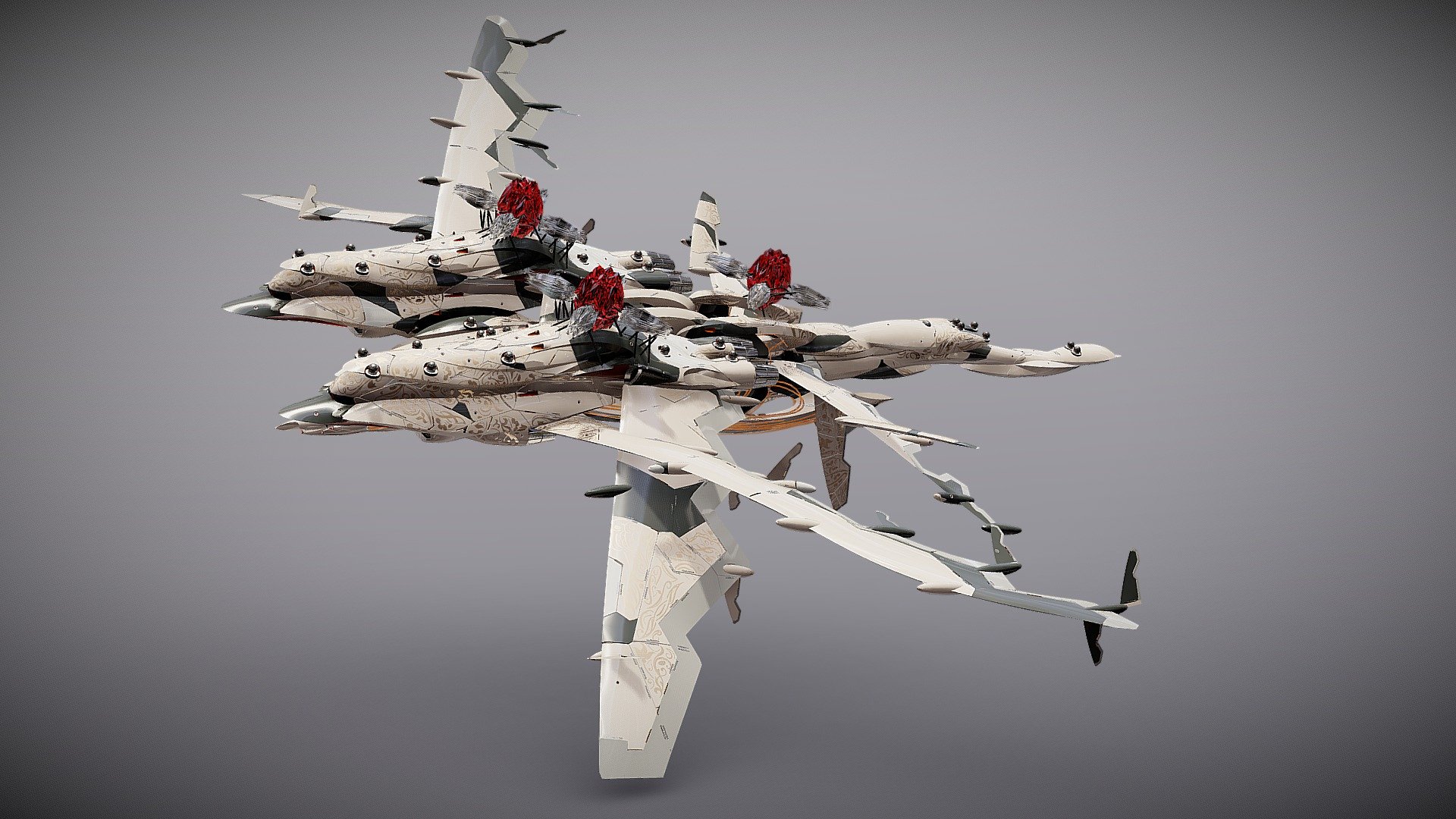 Procedural Hard Surface Modeling Test 30.01 - 3D model by asaito ...