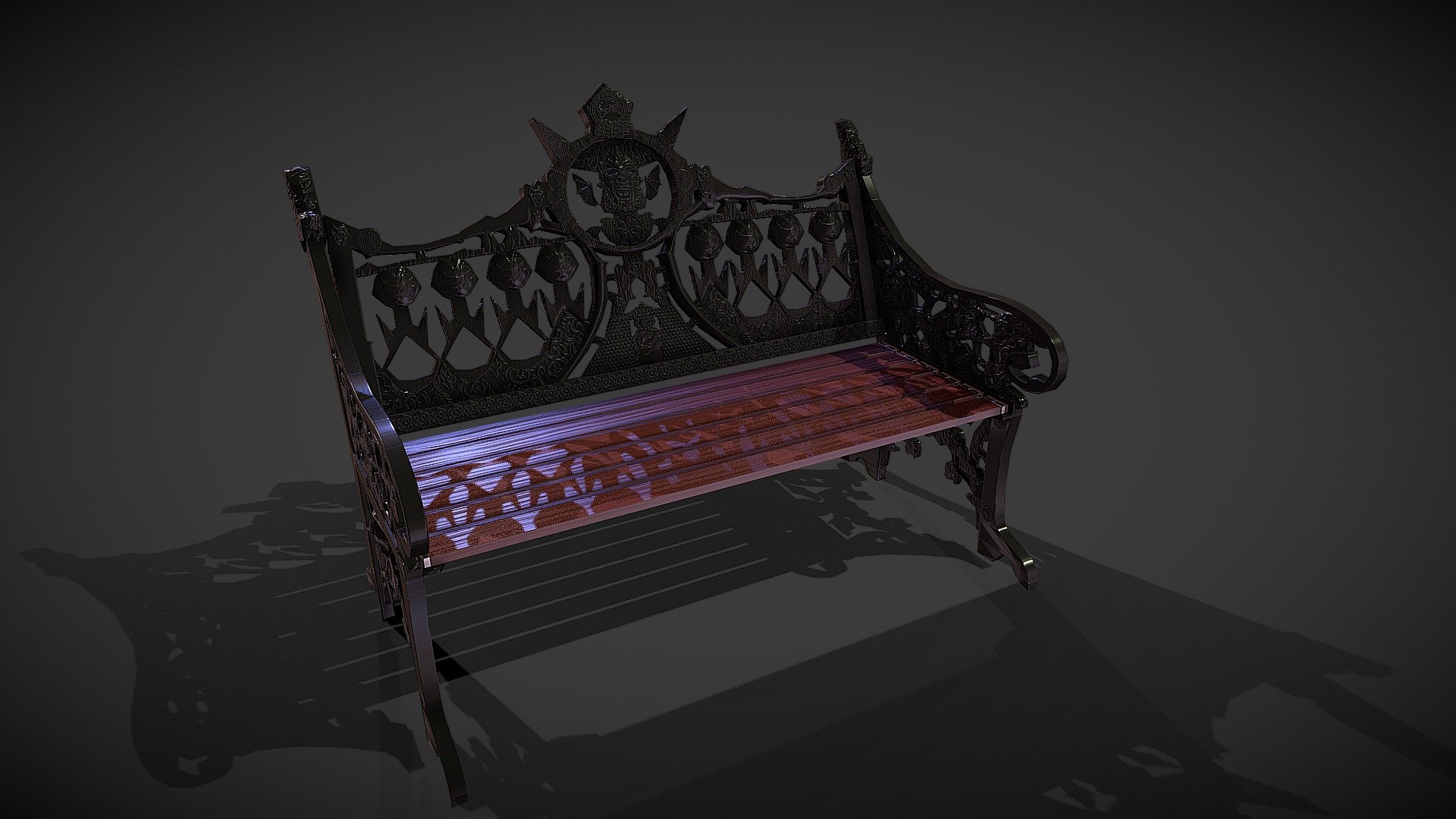 Vampire Bench - 3D model by sam.robinson.93 [79d2cd3] - Sketchfab
