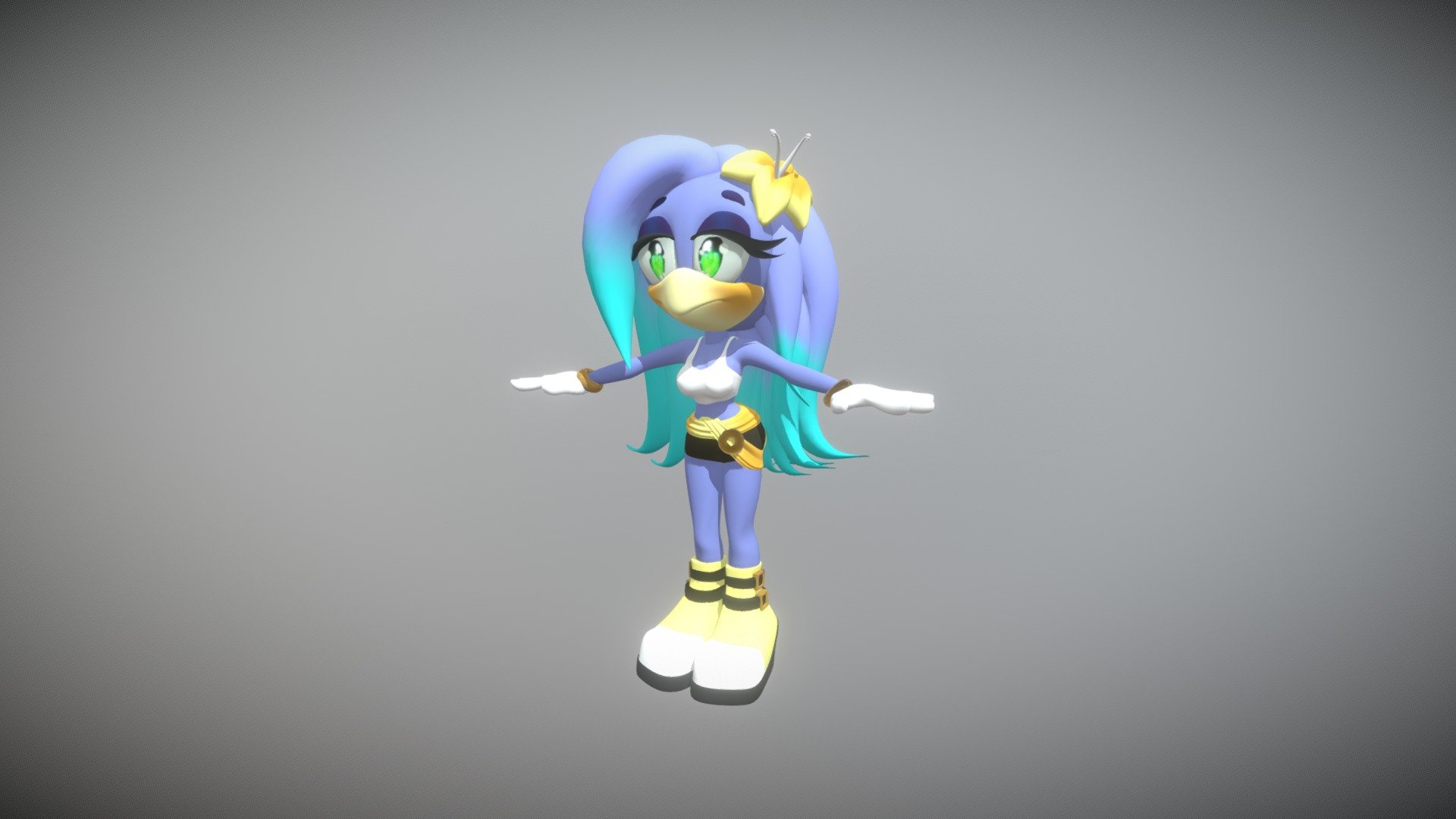 Siraya the parrot - 3D model by Selkynae [79d3340] - Sketchfab