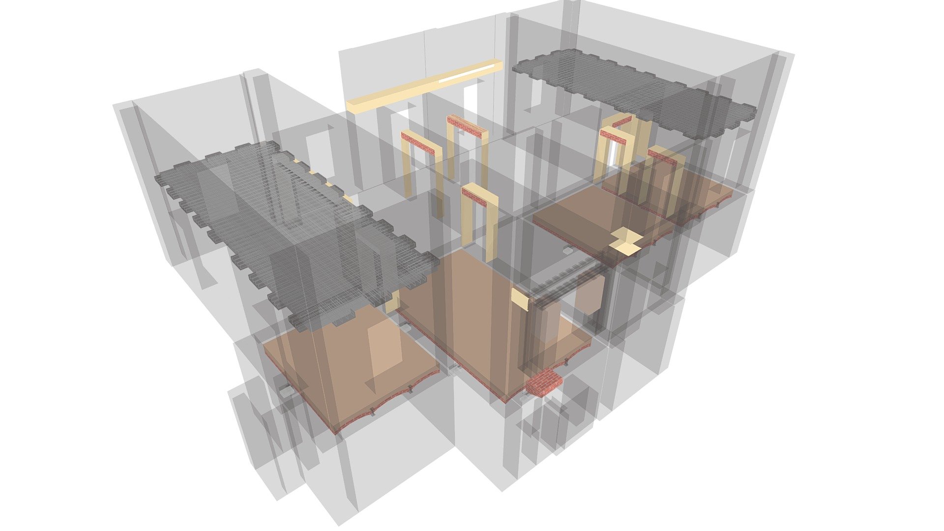 Structural load-bearing renovation - 3D model by DR-BIM-Design [79d3a1d ...