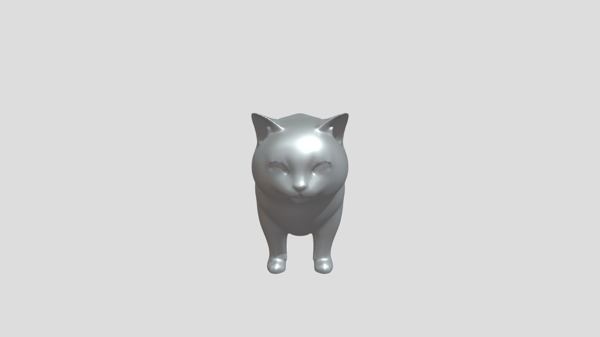 cute chubby cat - 3D model by wujuliang097ren [79d4186] - Sketchfab