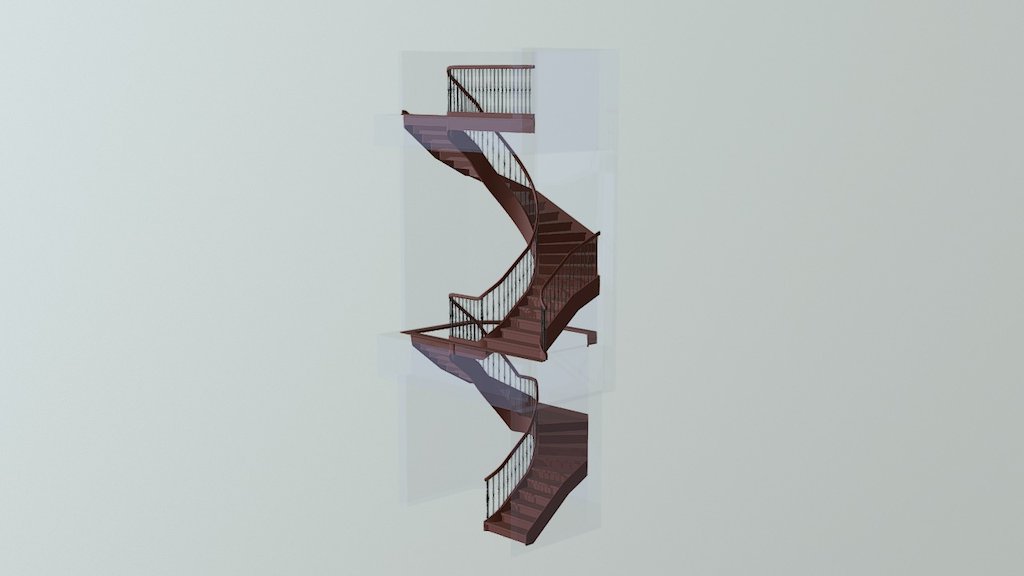 Escalier 102122 - 3D model by Hugo Boisvert (@hugob) [79d4a9f] - Sketchfab