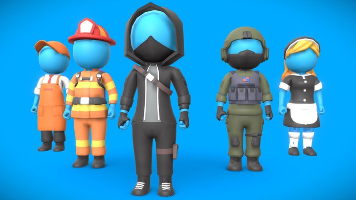 Stickman 3D models - Sketchfab