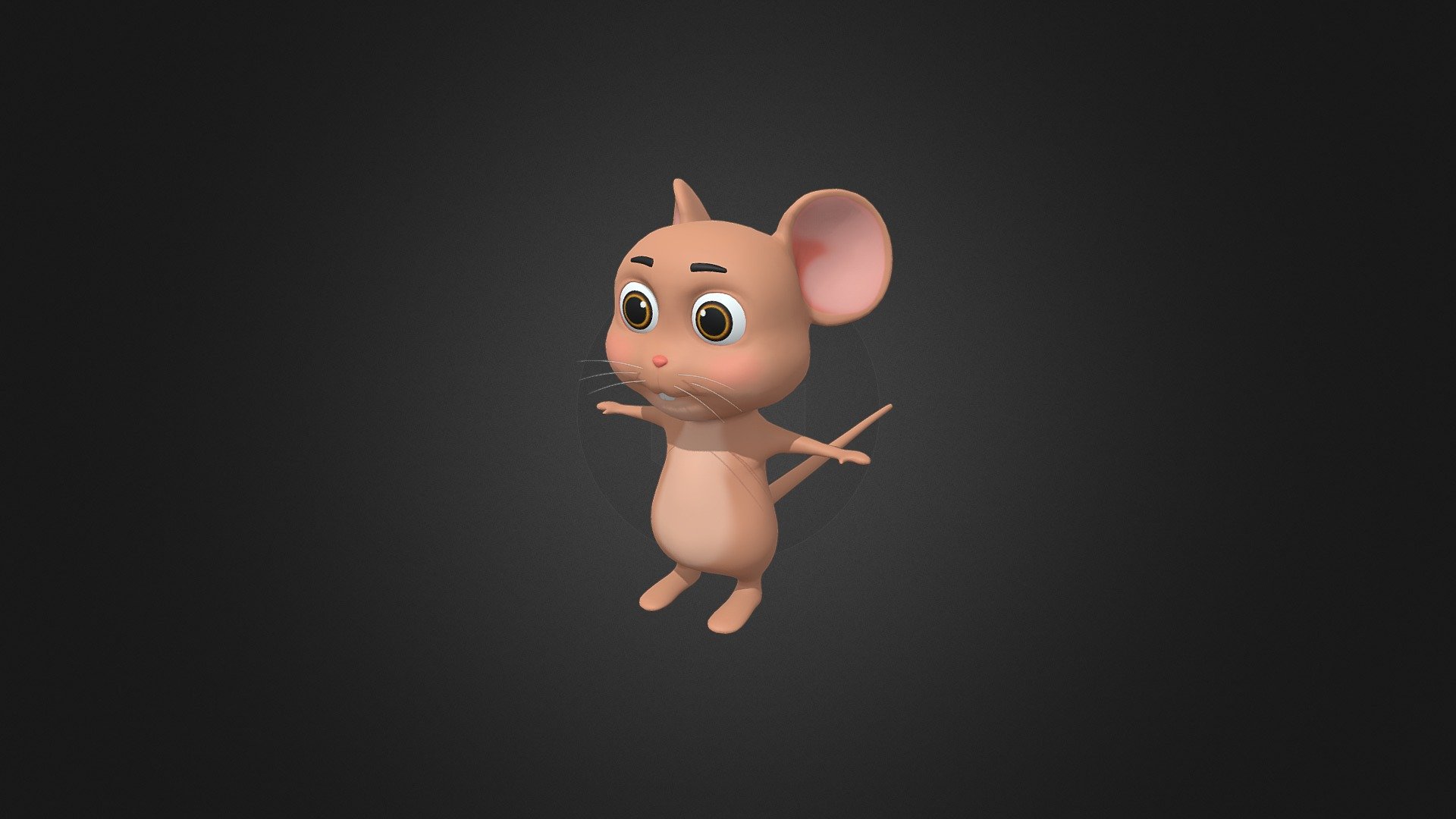 Asset - Cartoons - Animal - Little Mouse Rigged - Buy Royalty Free 3D ...