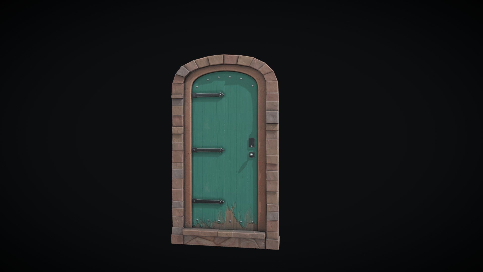 Stylized Door - 3D model by MahadNur [79d6284] - Sketchfab