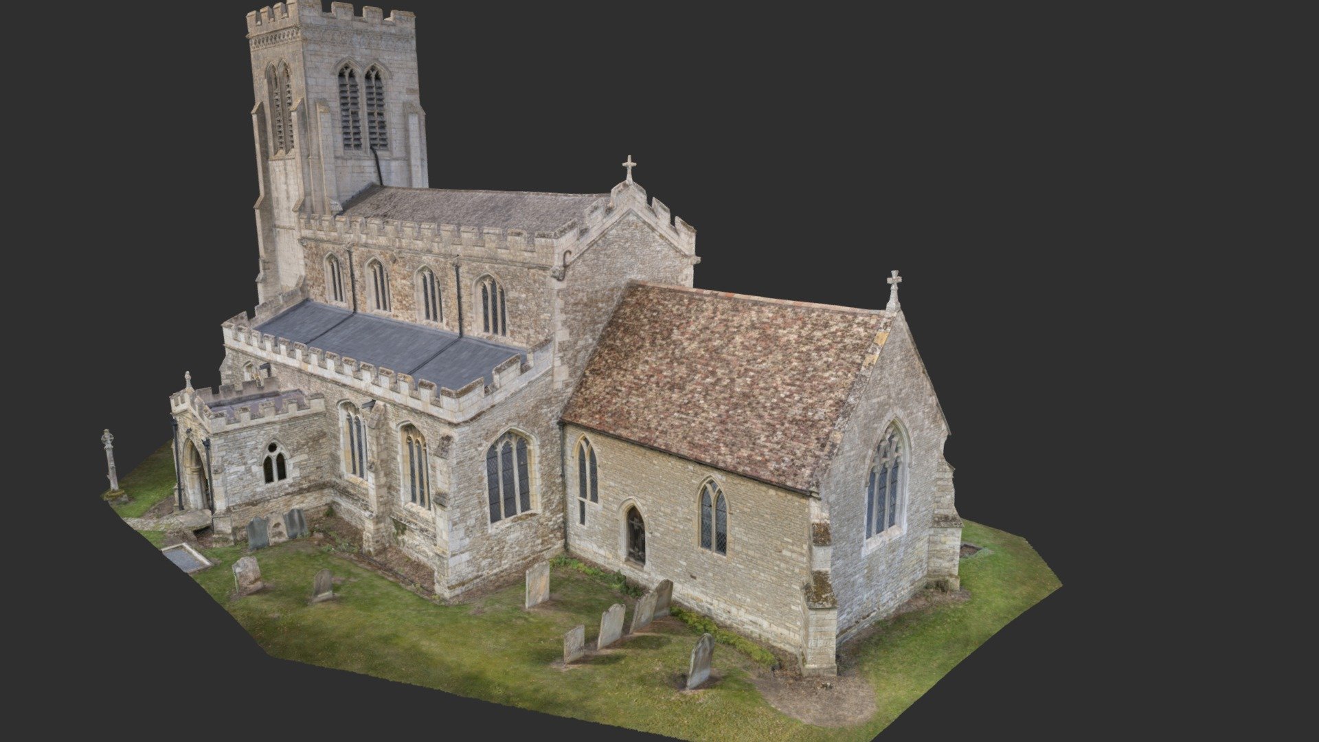 All Saints' Church - 3D model by WGPdigital [79d63e4] - Sketchfab