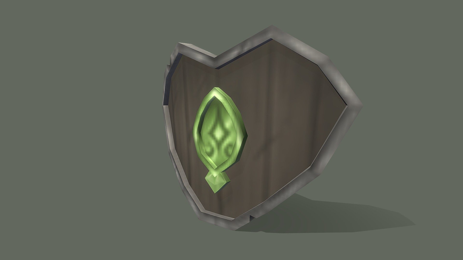 Low-Poly Fantasy Druid Shield - Download Free 3D model by charlotte ...